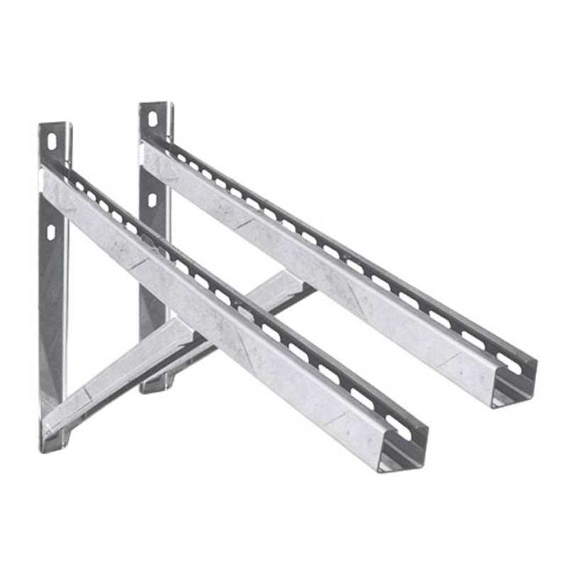 Équerres / Fixation murale - hotte de 900 mm de profondeur - 400 kg max.