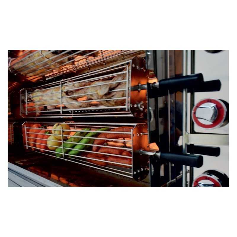 Equipement professionnel cuisine - Rôtissoire verticale - Gaz - 6 ...