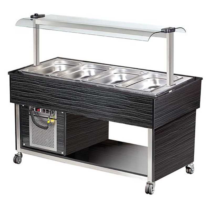 Buffet chauffant (Capacité 4 x GN 1/1)