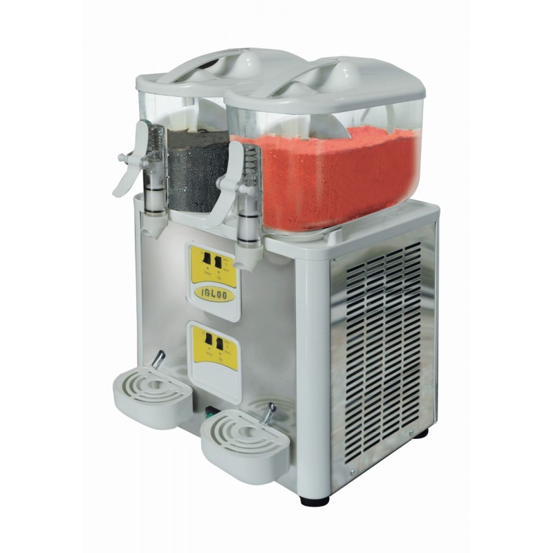 Machine à Granita - 2 x 5 L. - Paiement 4X - 2 cuves - Made in Italy